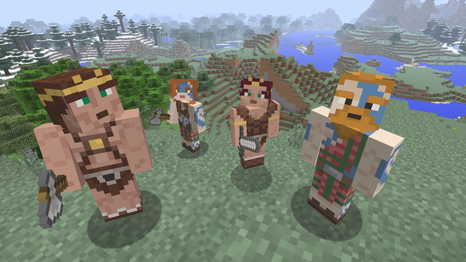 《Minecraft》新版更多內容 Battle對戰8人對決鬥 | VJGamer