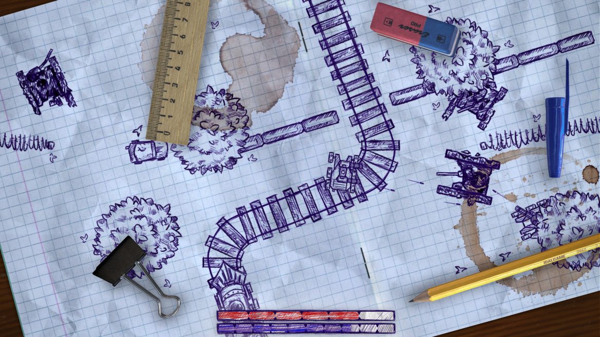 【遊戲介紹】紙上坦克大激戰 《PAPER TANKS》用紙同原子筆畫出黎嘅戰鬥 | VJGamer