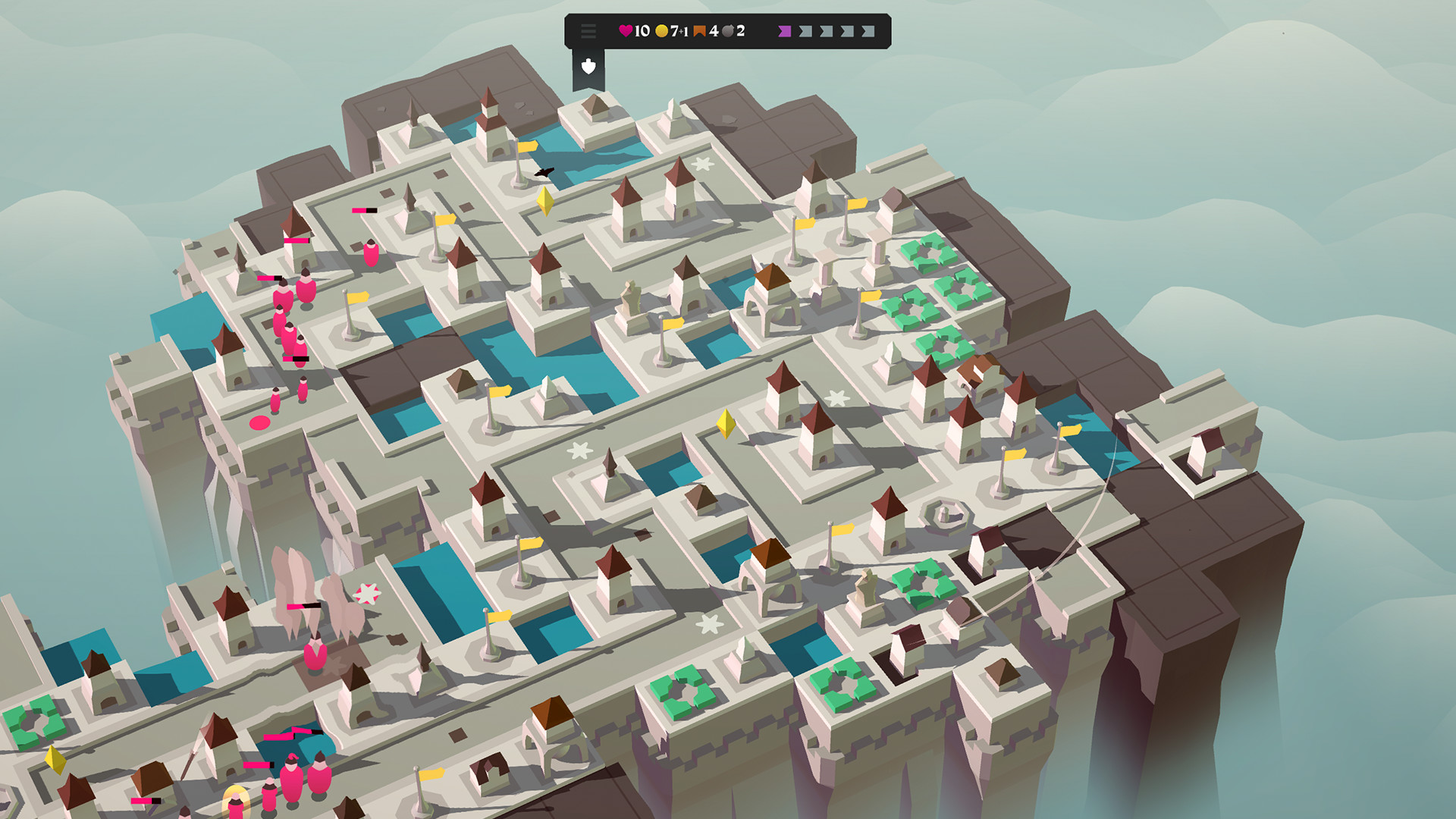 【遊戲介紹】隨機策略塔防遊戲 《Isle of Arrows》自訂敵人行走路線版圖會不斷擴大 | VJGamer